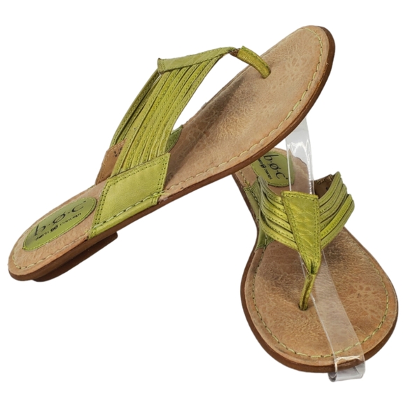 Born | Shoes | Boc Born Concepts Alina Leather Thong Flip Flop Sandals ...